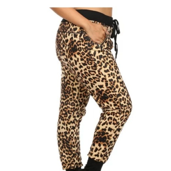 Pants & Jumpsuits | Leopard Jogger Pants | Poshmark